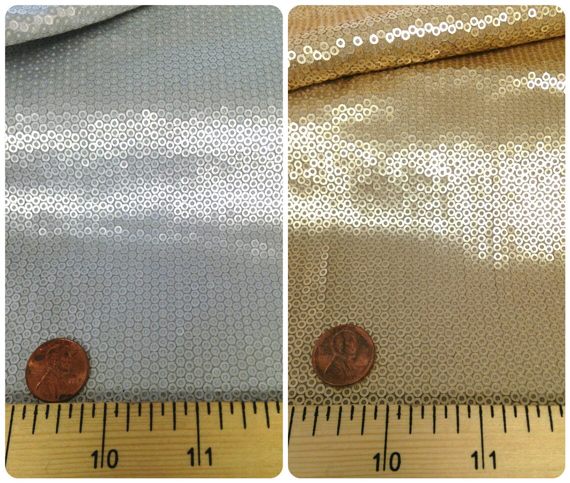 3mm Micro Mini Matte Sequins on Stretch Polyester Spandex - Etsy