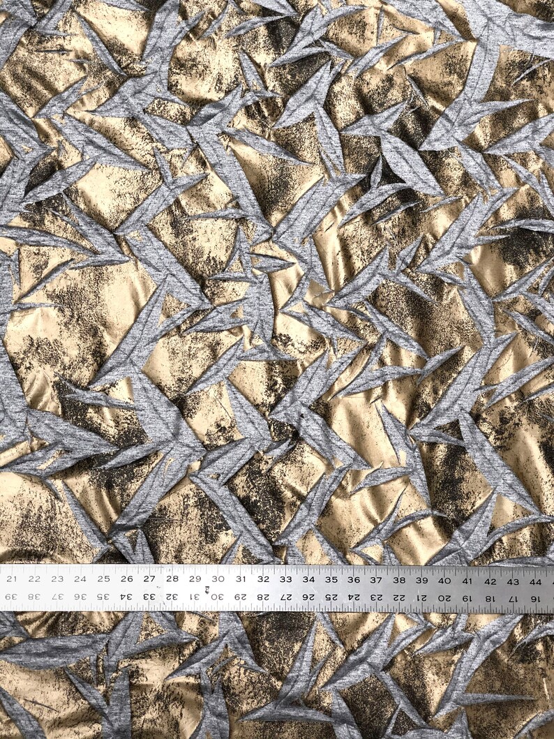 Polyester Spandex 2 Ways Stretch With Crinkle 2 Tone Matte Foil Kamang ...