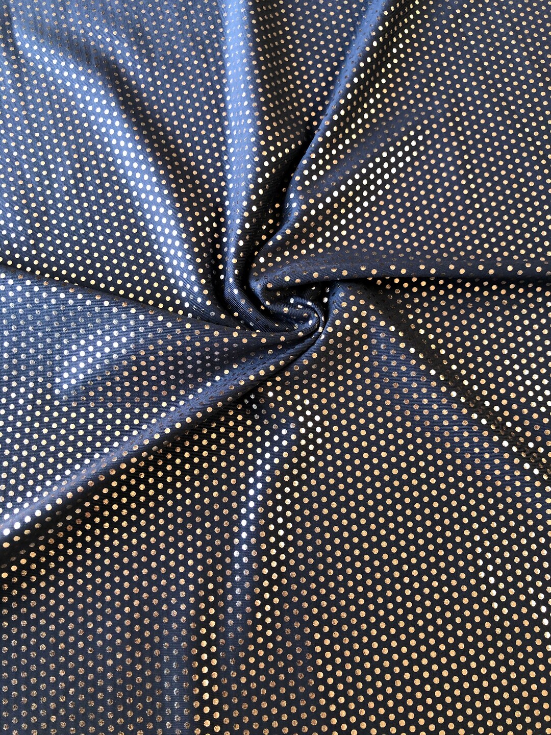 Nylon Spandex Heavy Weight 4 Ways Stretch Supplex One Side Border Gold ...