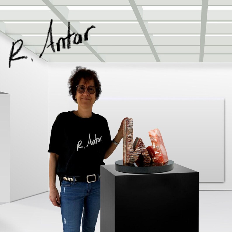 Robin Antar Handmade Original Alabaster Stone Sculpture Garden ...