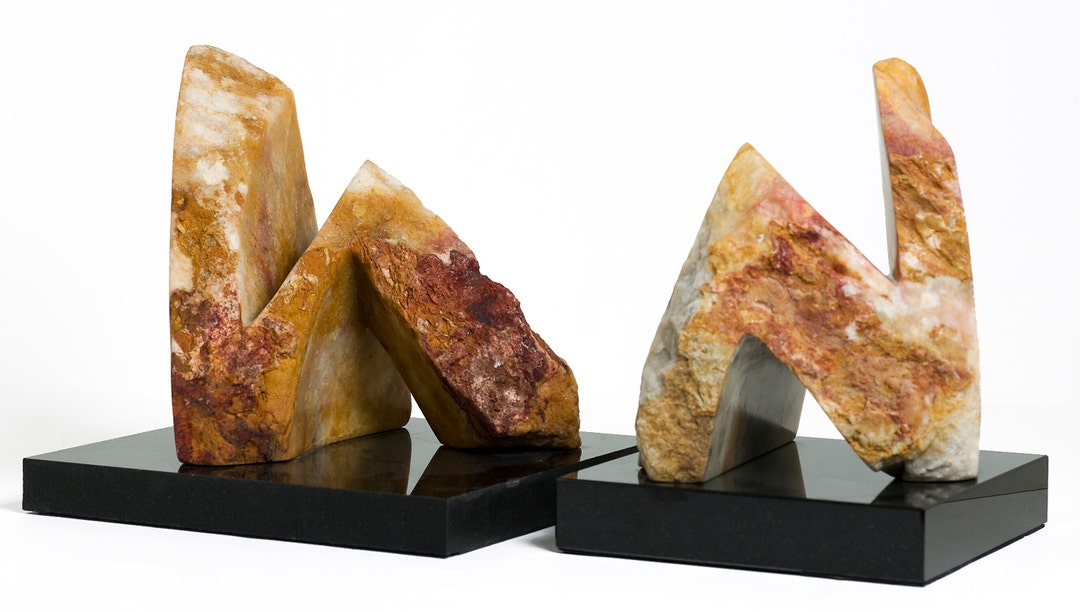 Alabaster Sculpture: "conversation Centerpiece" by Robin Antar - Etsy