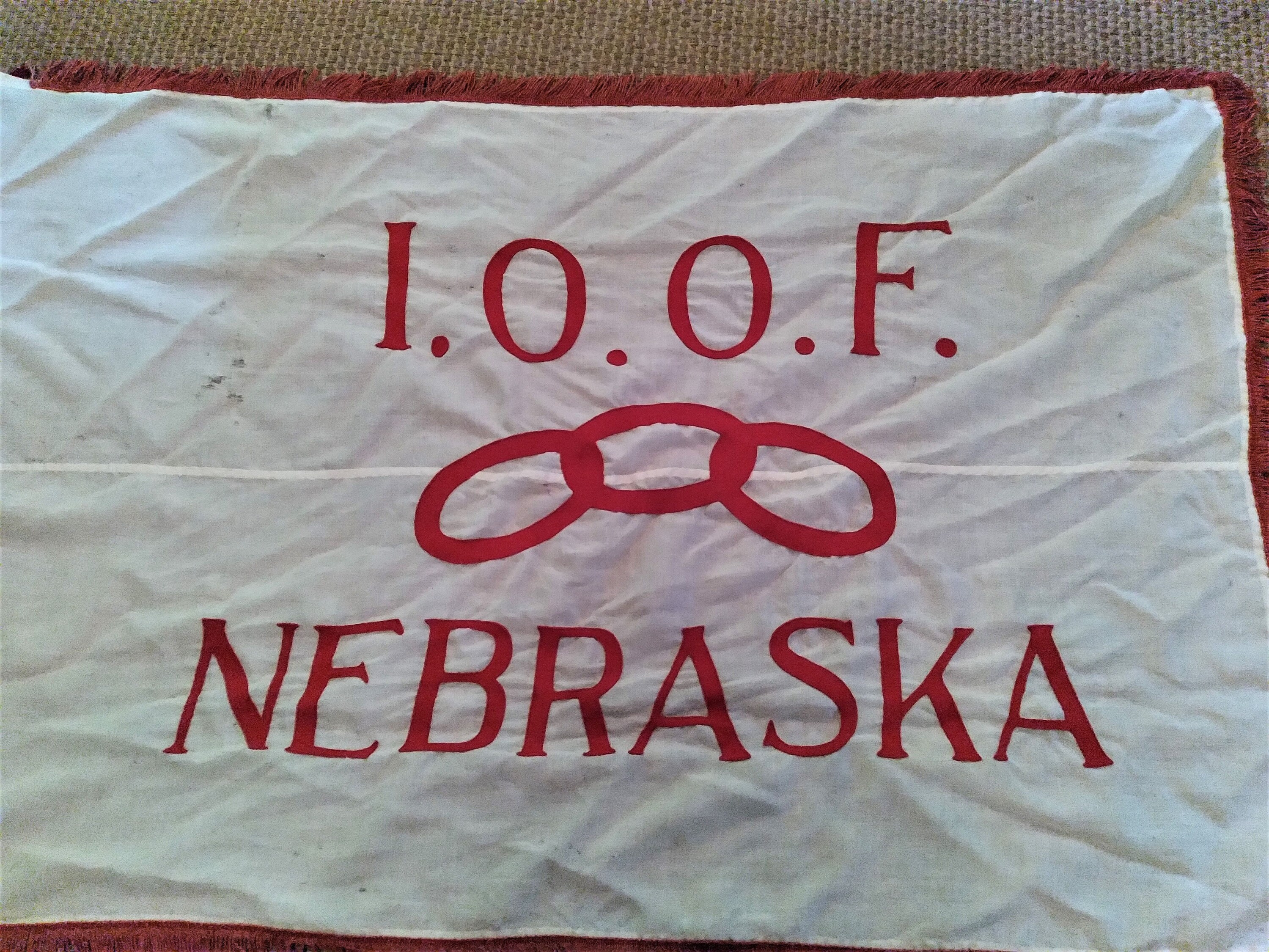 I.O.O.F Odd Fellows Flag Nebraska 1800's Authentic Original - Etsy