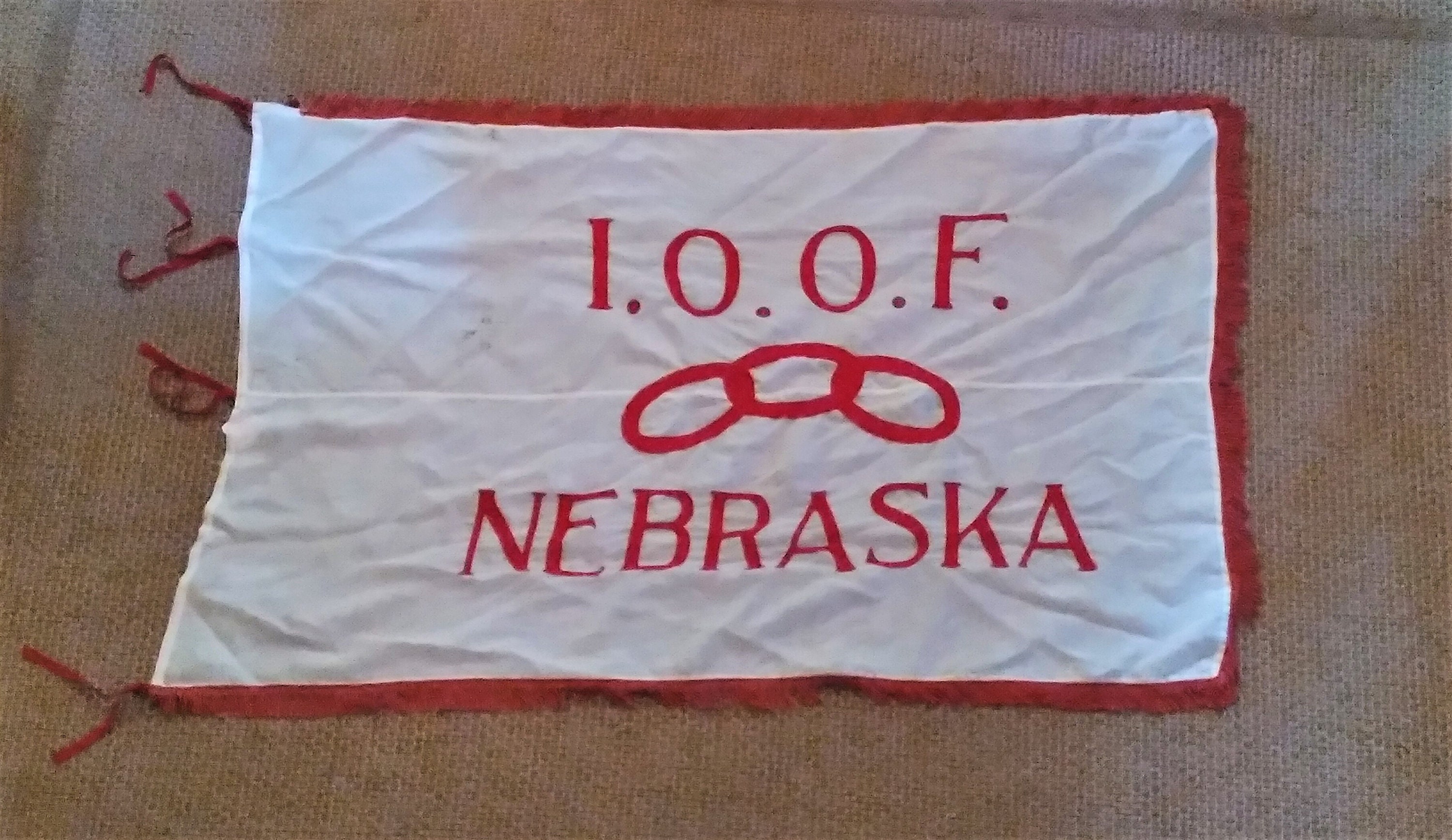 I.O.O.F Odd Fellows Flag Nebraska 1800's Authentic Original - Etsy
