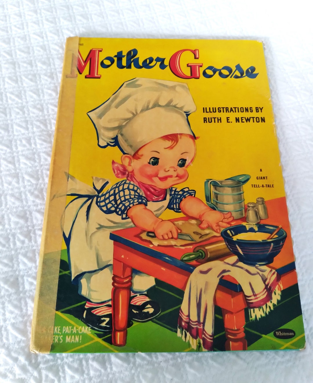 Mother Goose Childres Book 1943 Vivid Colors Great Display or Decor ...