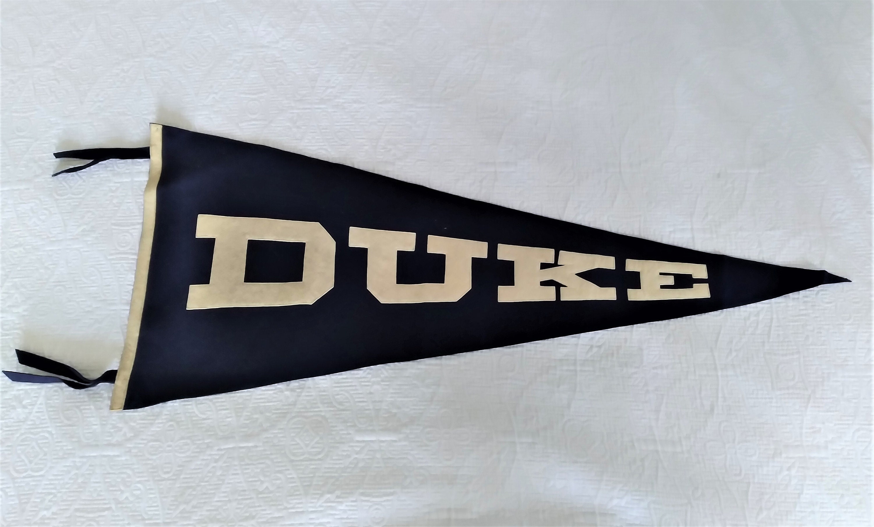 Duke University Felt Pennant 1920-40's Vintage, Original, Sewn on ...