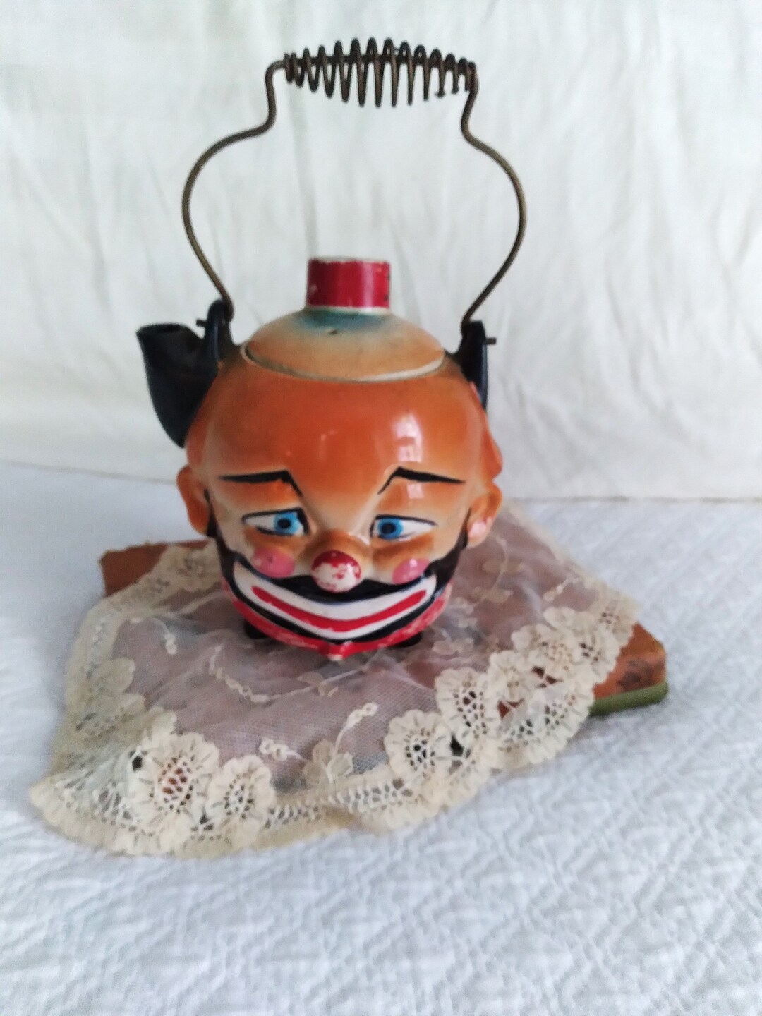 Vintage Late 1940's Clown Tea Pot With Lid japan - Etsy
