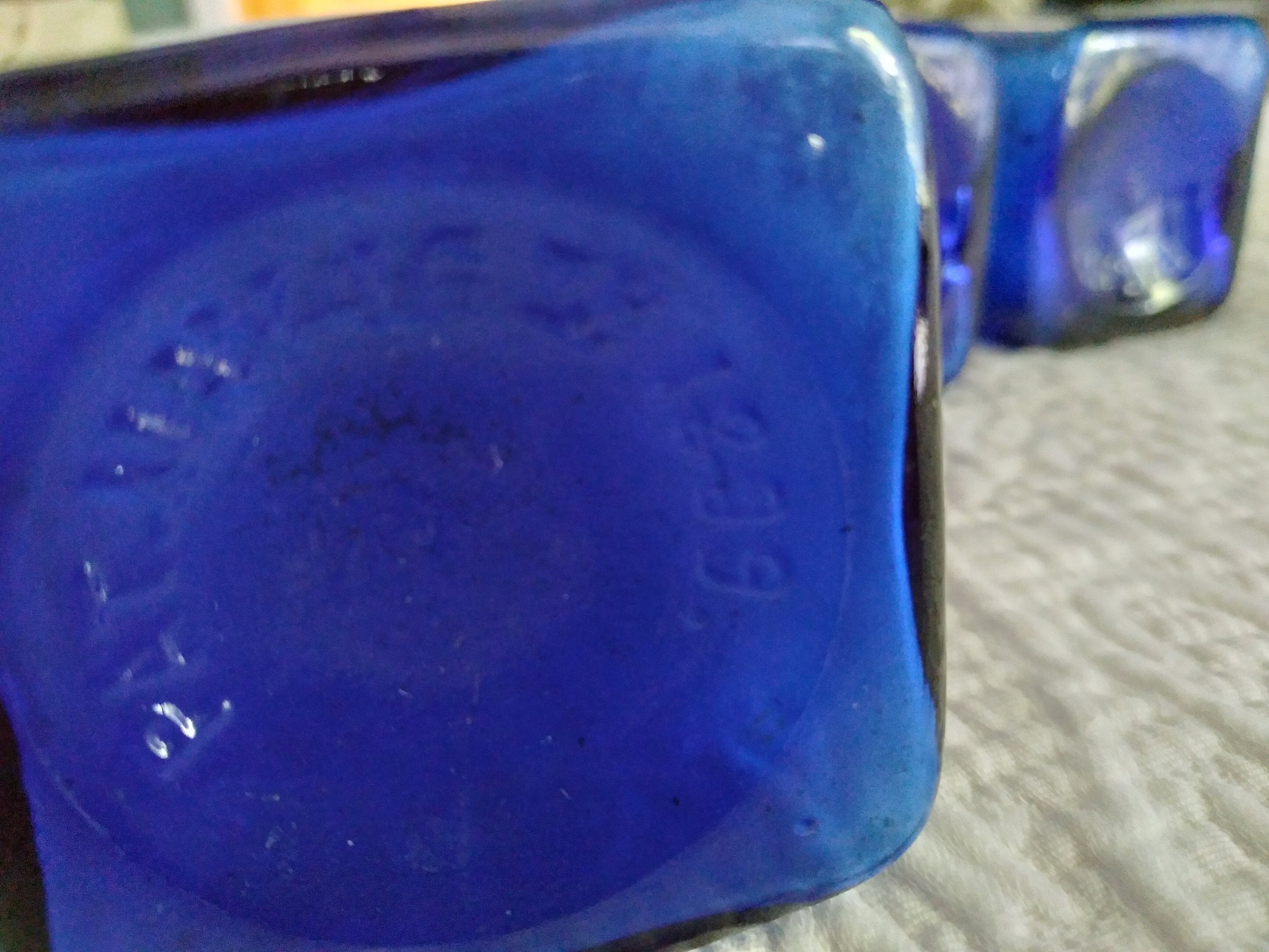 Stunning Cobalt Blue John Wyeth Drug Prescription Bottles THREE 1899 ...