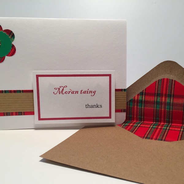 Gaelic Thank You Cards - Etsy