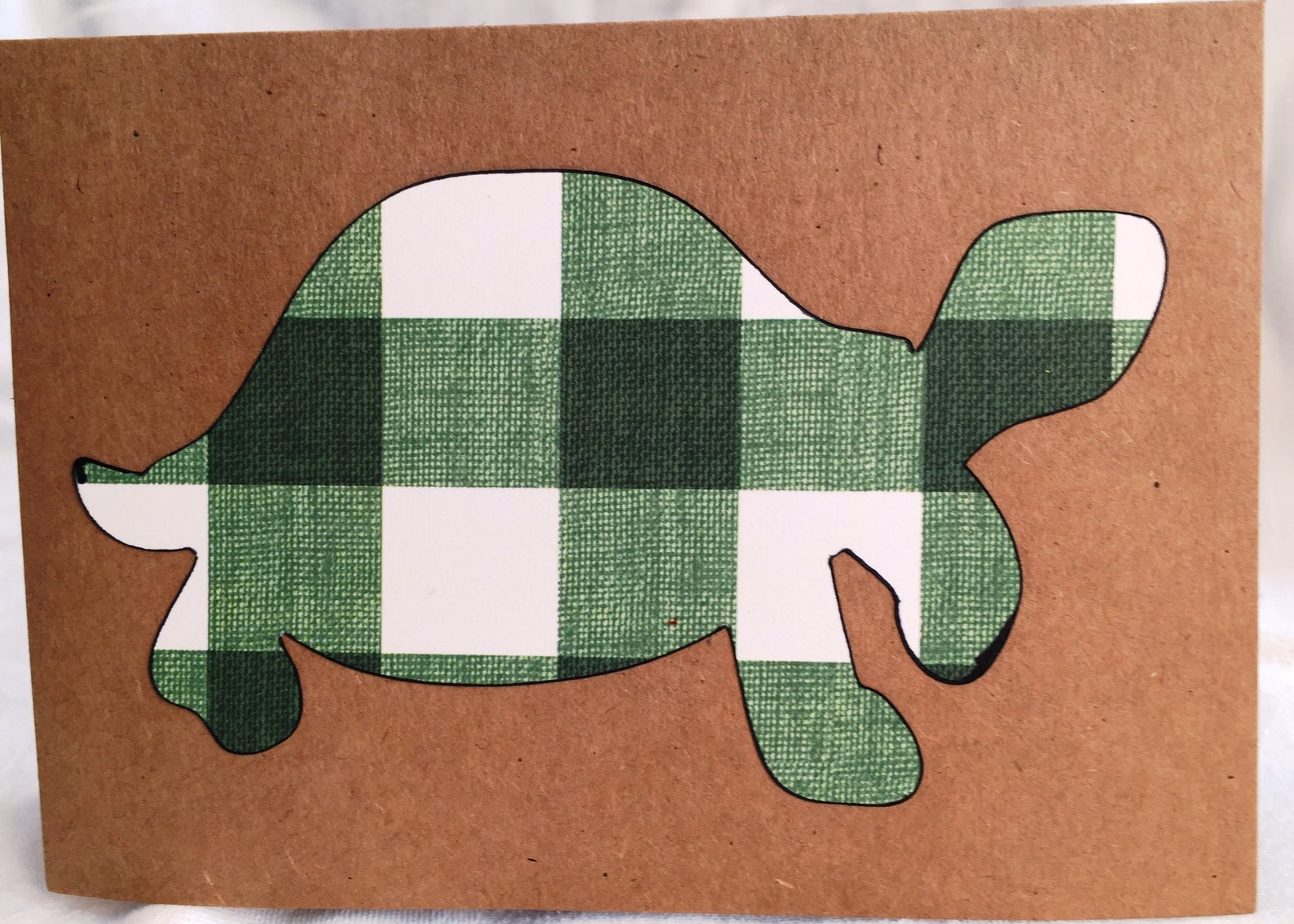 Buffalo Plaid Outlander Animals Note Cards - Etsy