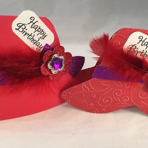 Red Hat Birthday Cards - Etsy