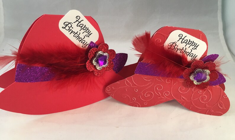 Red Hat Birthday Cards - Etsy