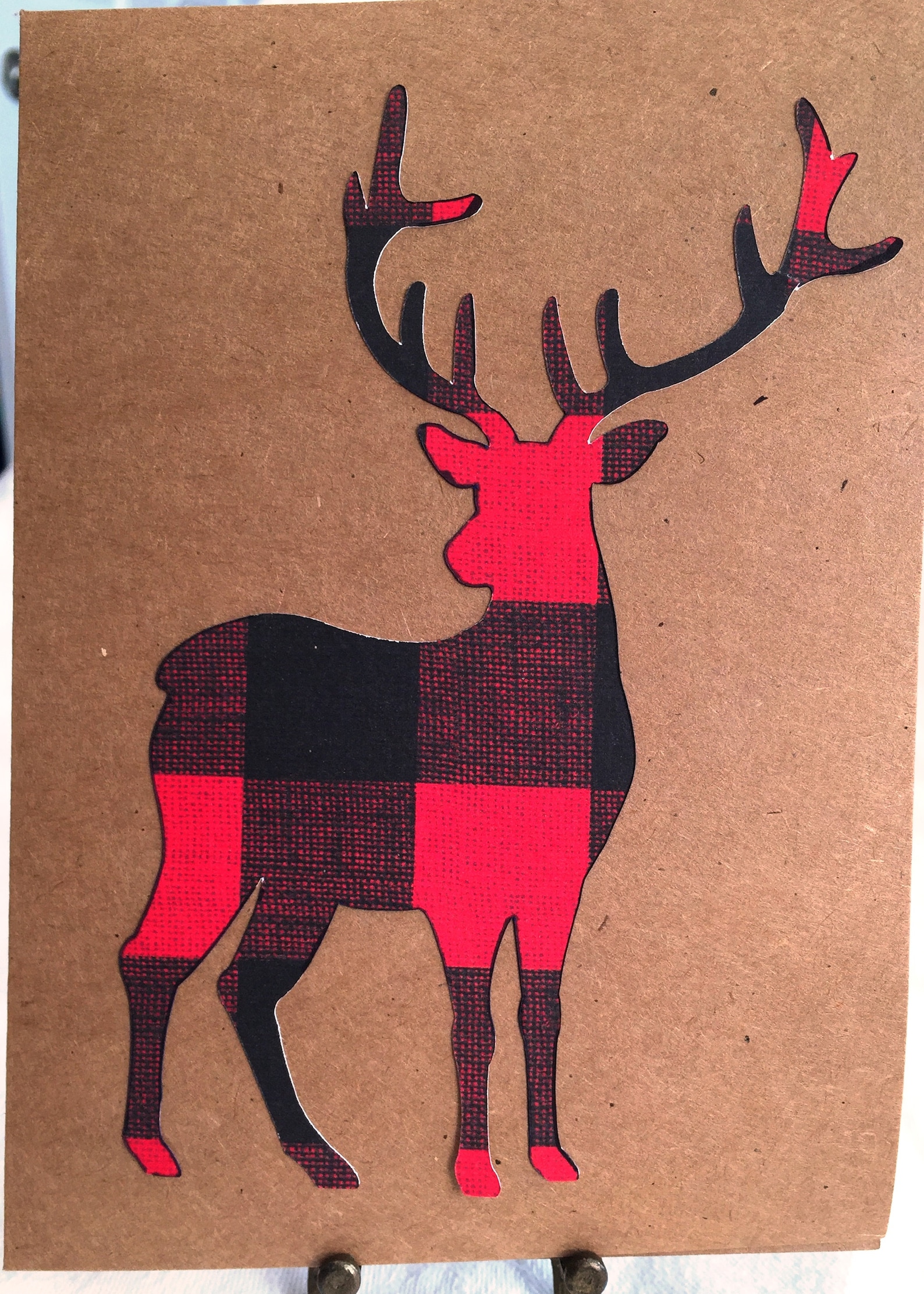 Buffalo Plaid Outlander Animals Note Cards - Etsy