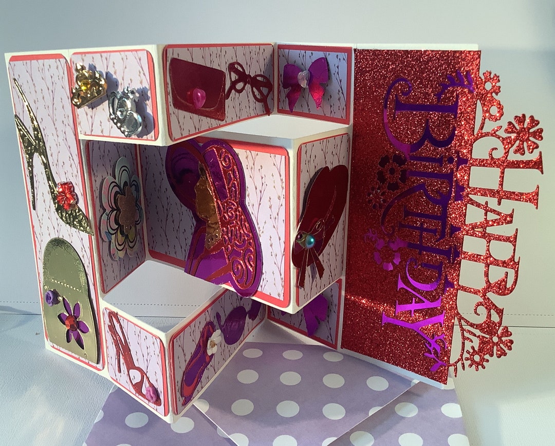 Red Hat Lady Birthday Card - Etsy