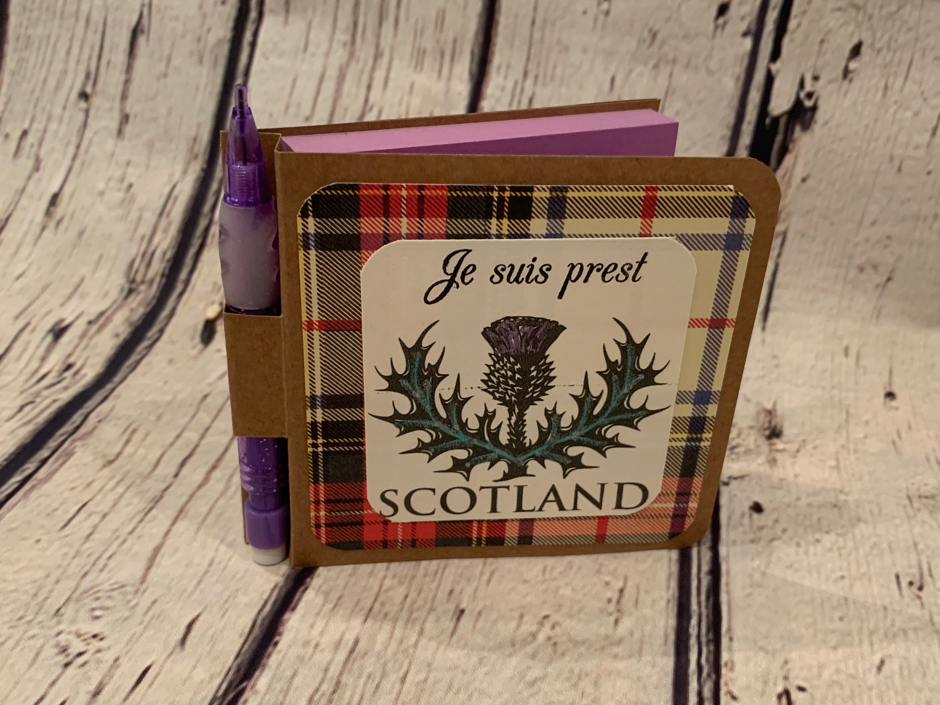 Outlander Sticky-note Holder With Pen - Etsy