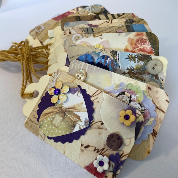 Shabby Chic Tags - Etsy