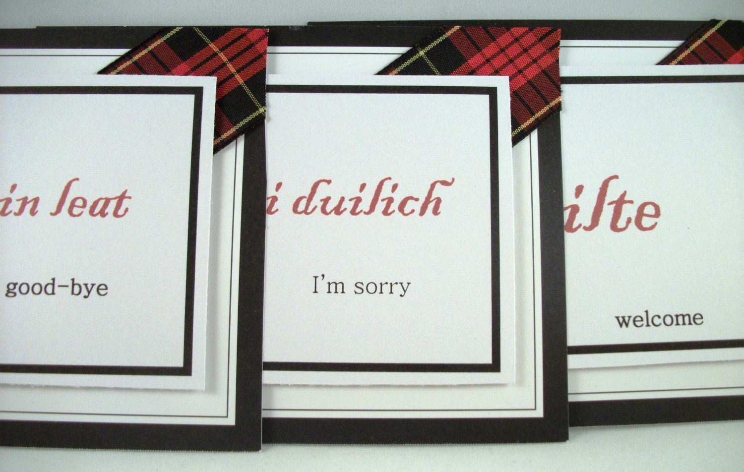 Outlander Scottish Gaelic All Occasion Cards - Etsy