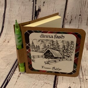 Outlander Sticky-note Holder With Pen - Etsy