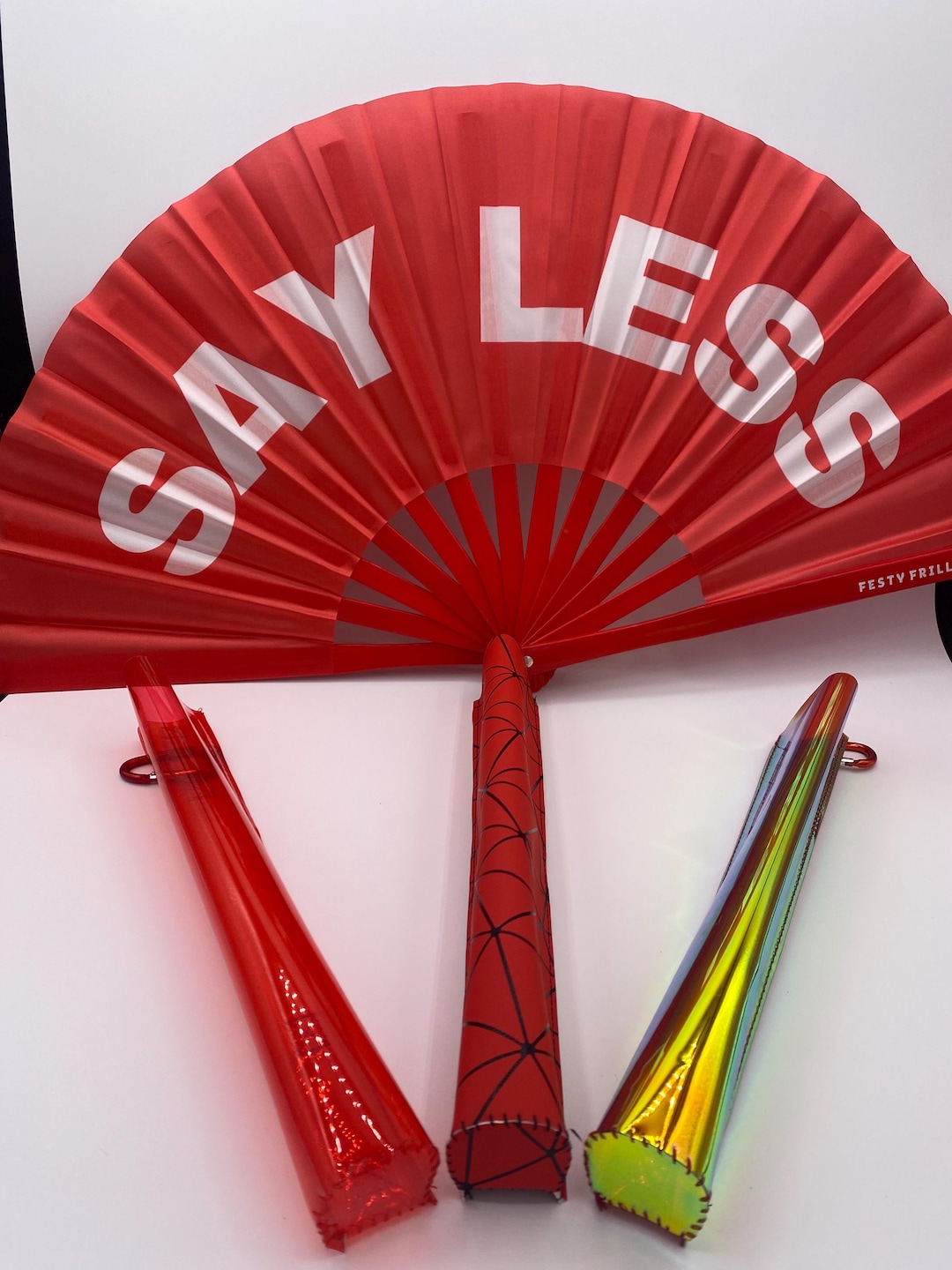 SAY LESS Clack Fan and Holder Combo - Etsy