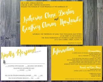 Water Color Wedding Invitation - Etsy