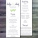 Two Hearts Wedding Program PRO3 - Etsy