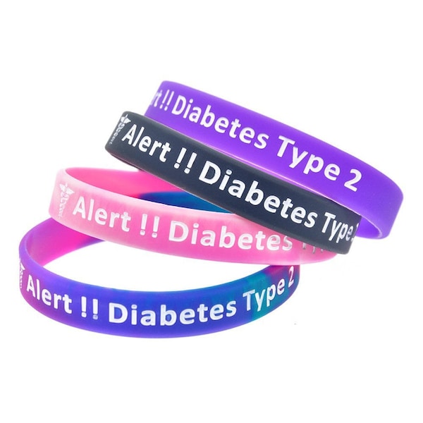 Type 2 Diabetes Bracelet - Etsy