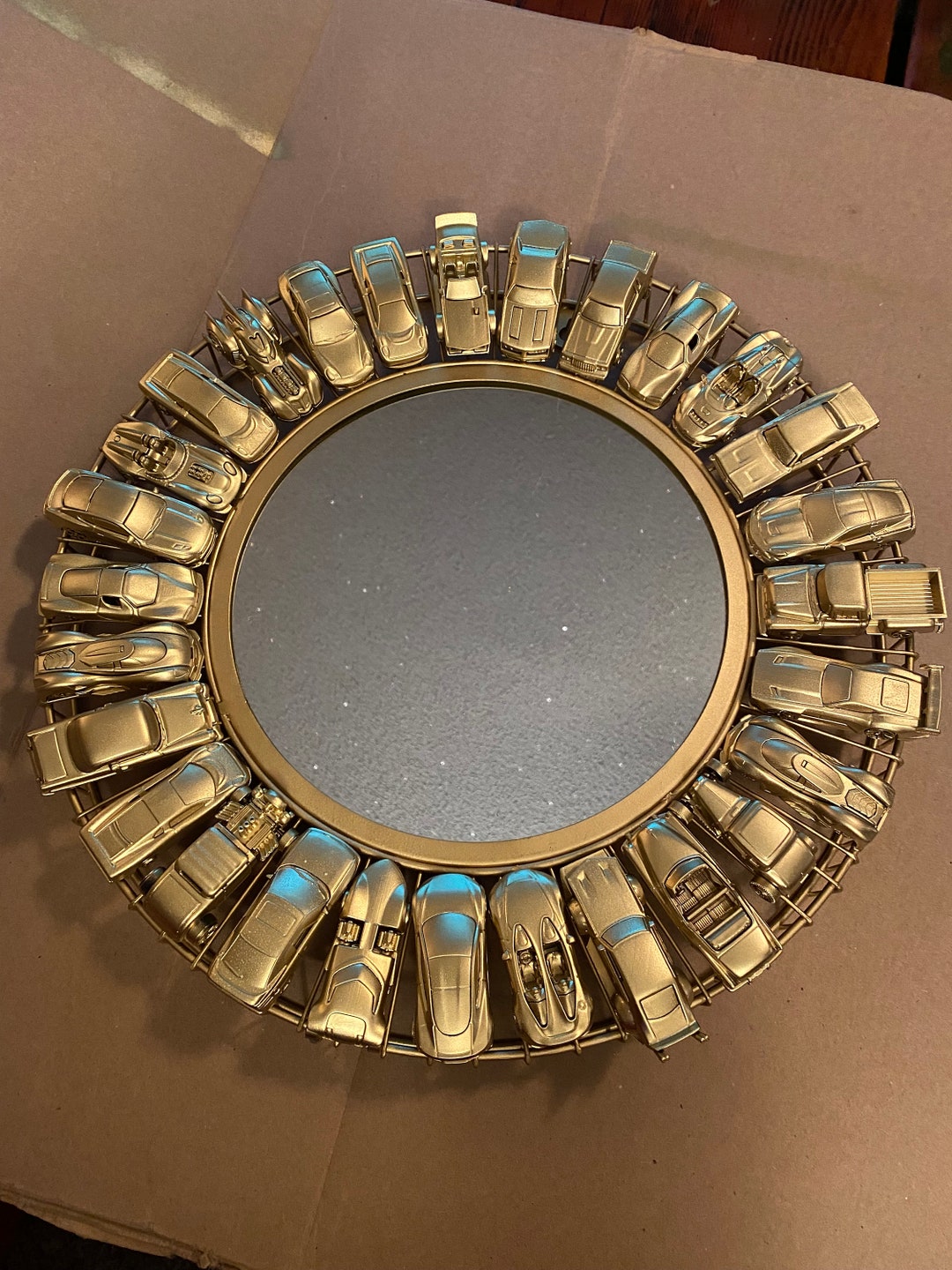 GOLD Hot Wheels Mirror - Etsy