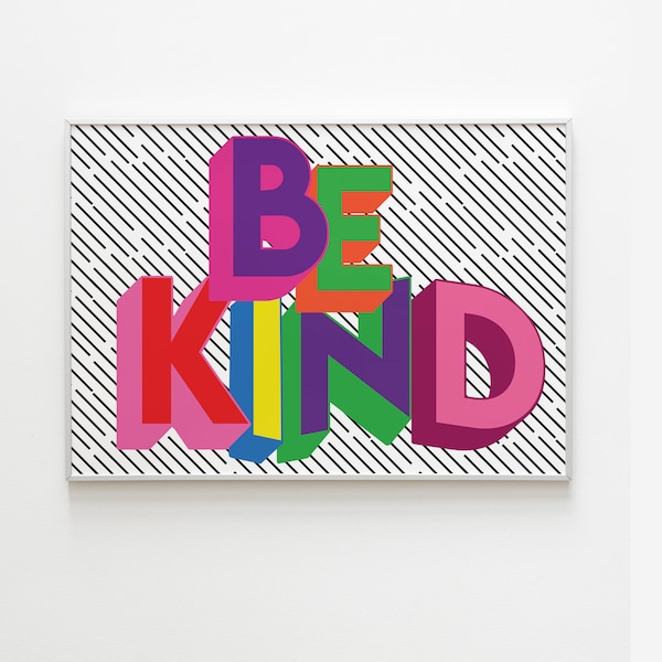 Kind Wall Art - Etsy