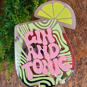 Gin & Tonic Tumblr Mirror - Etsy