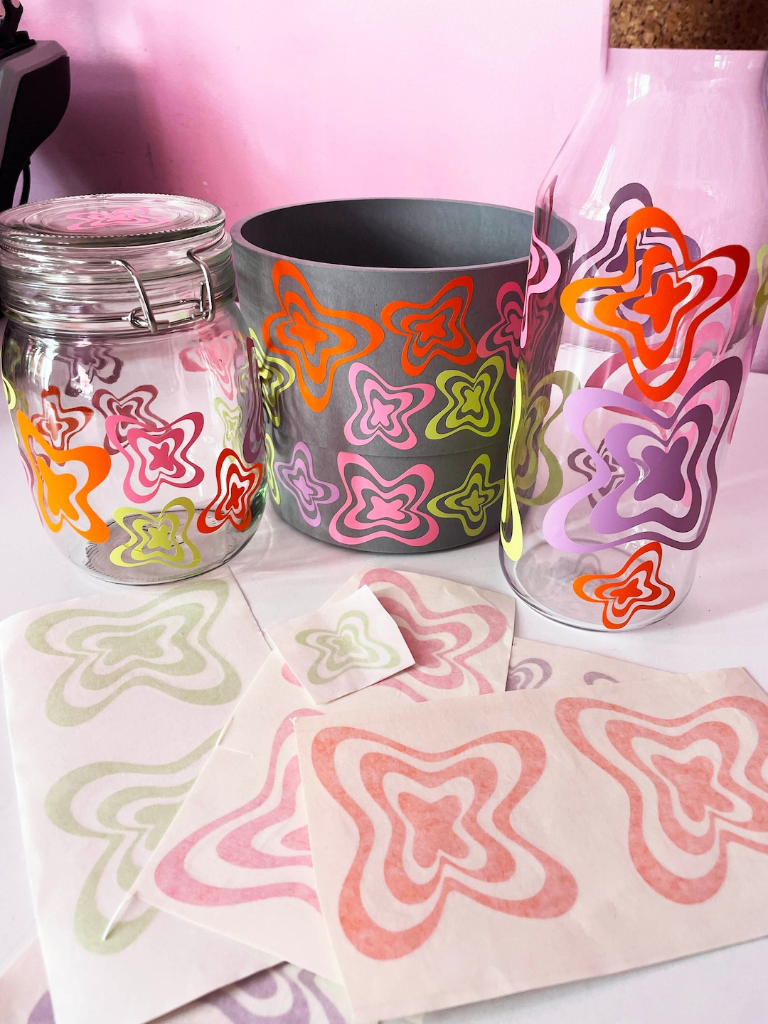 Squiggly Blobs Vinyl Decal Sticker Bundle - Etsy