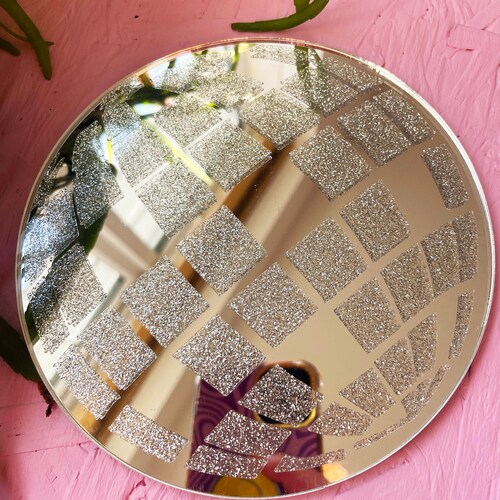 Have A Fab Day Mini Disc Mirror Customise Colour - Etsy UK