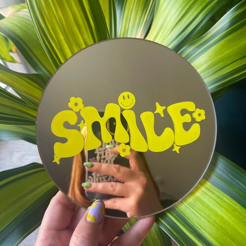 Iconic Mini Disc Mirror Customise Colour - Etsy