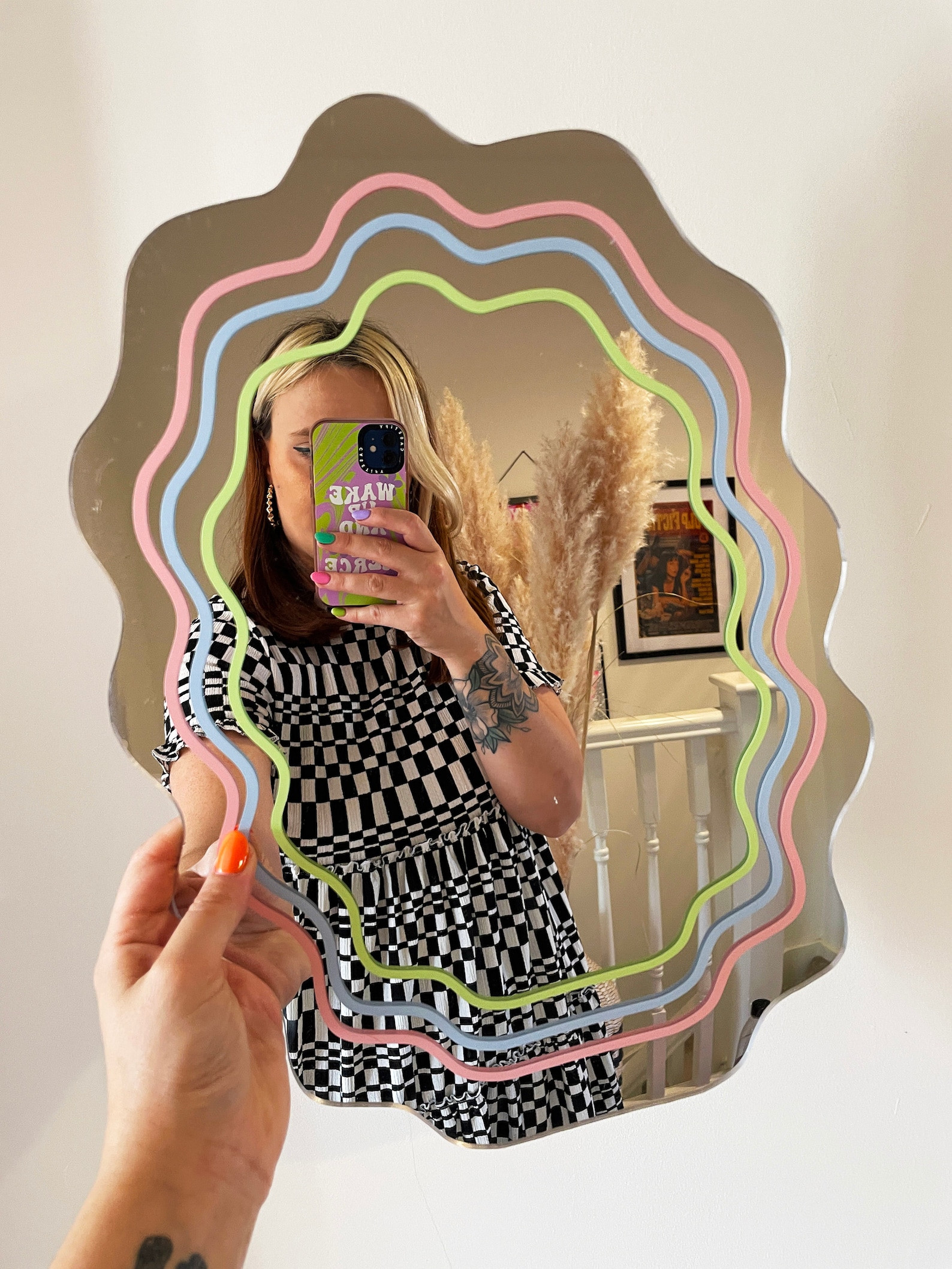 Pastel Wavy Mirror - Etsy