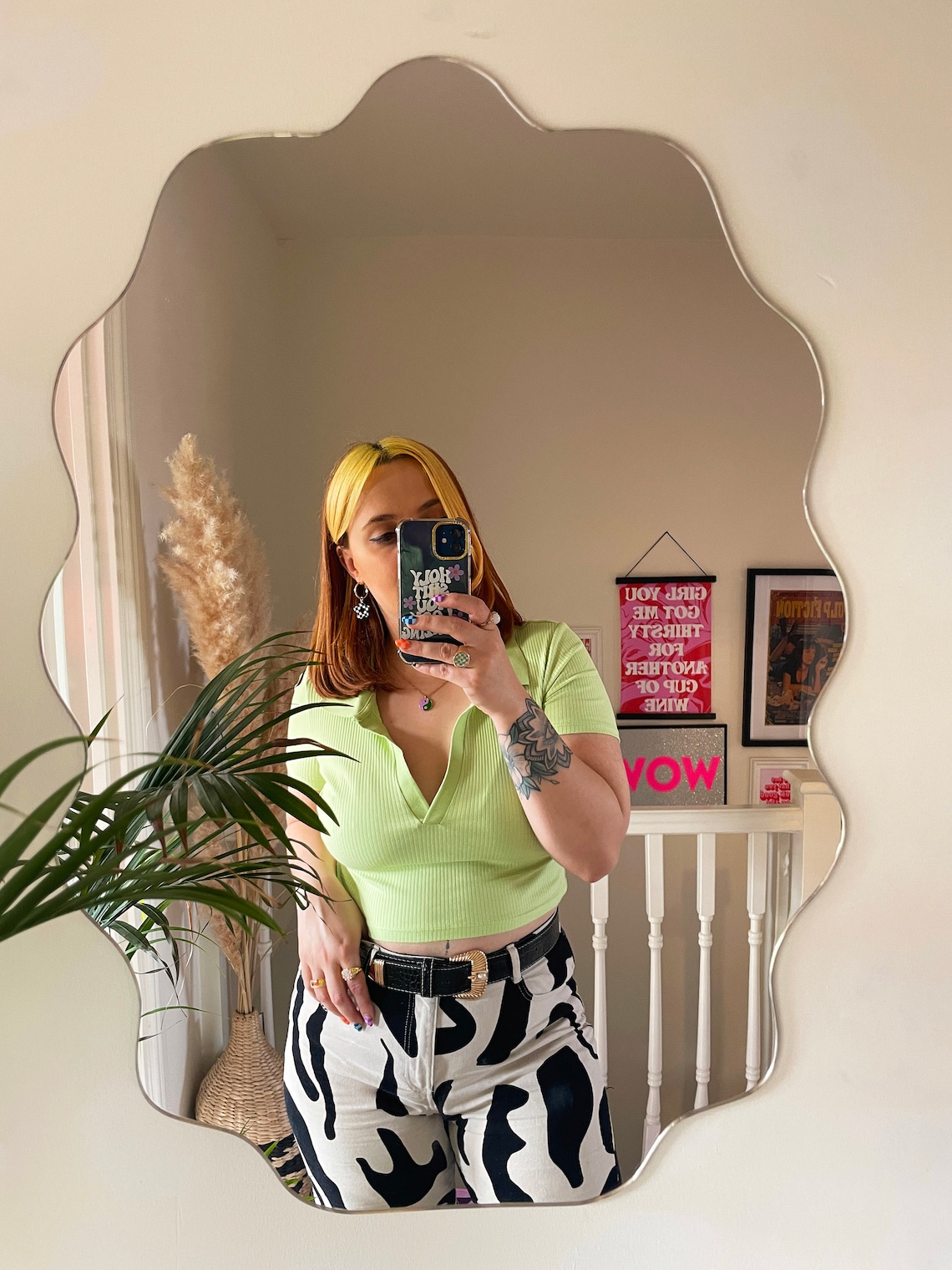 Big Wavy Acrylic Mirror - Etsy