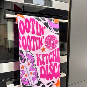 Kitchen Boogie Tea Towel - Etsy UK