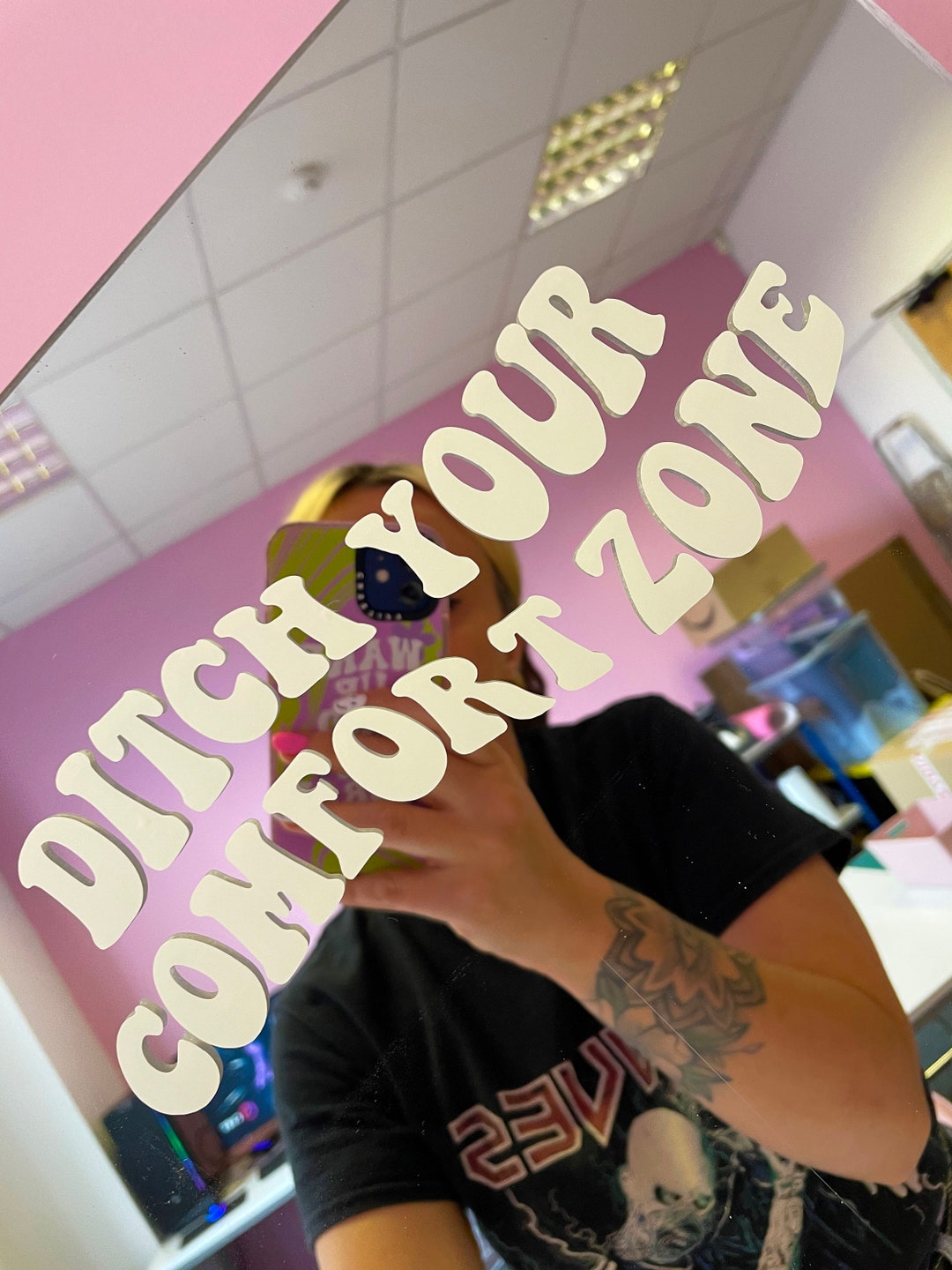 Ditch Your Comfort Zone Decal Sticker LOTS OF COLOURS - Etsy