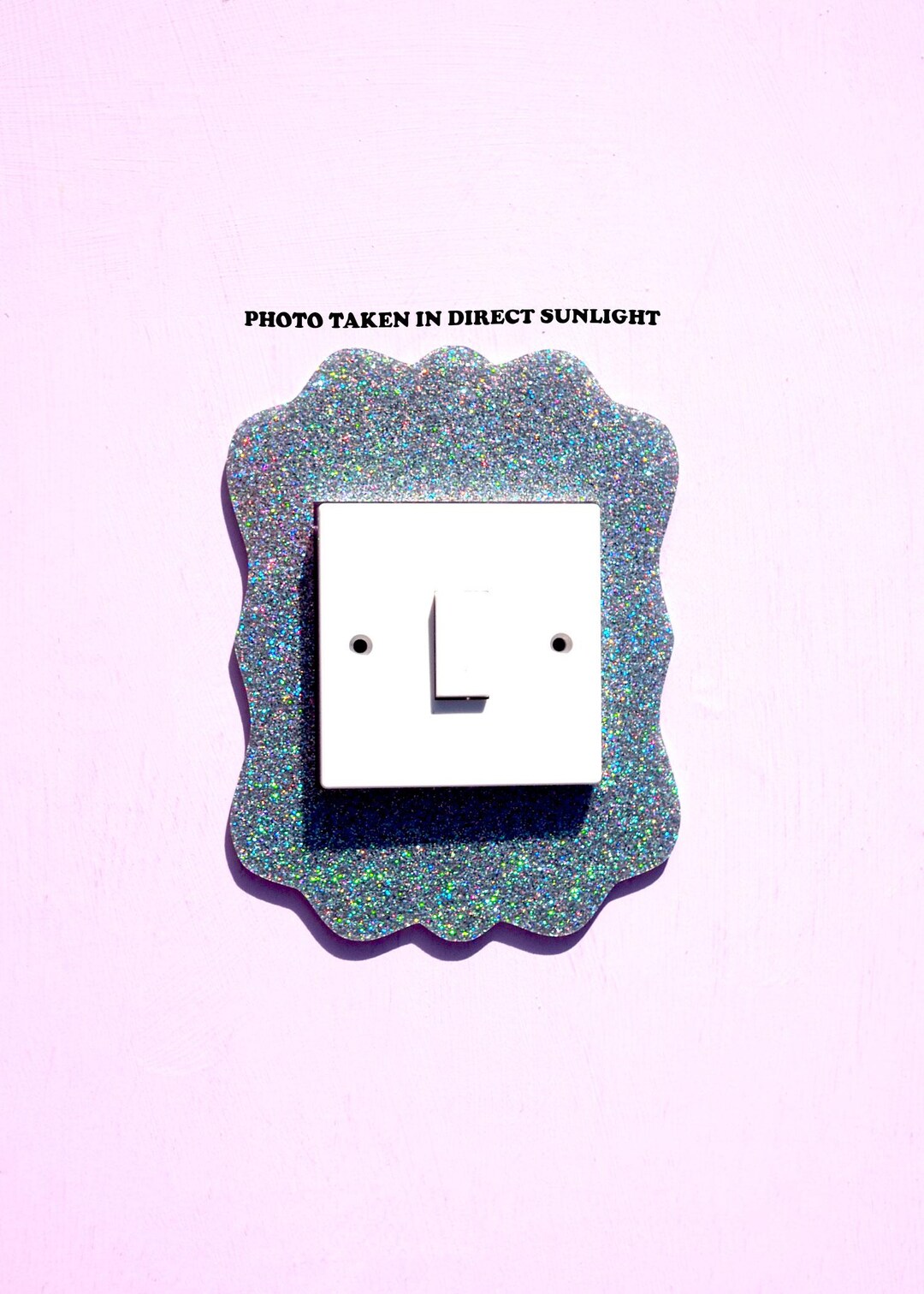 Retro Frame Light Switch Cover - Silver Holographic - Etsy