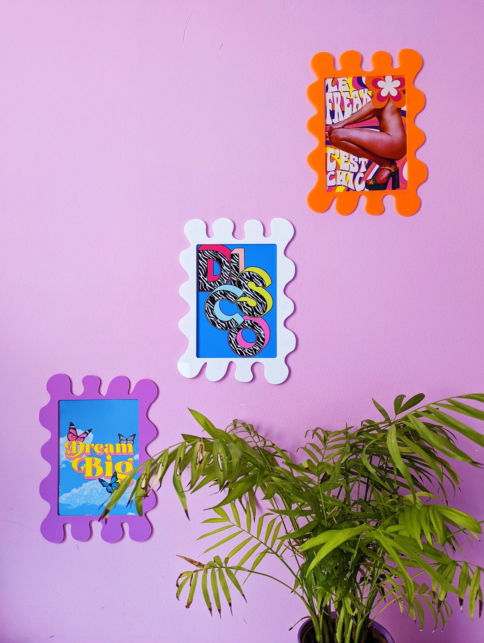 Lime Wall Print Blobby Frame Free Print Included - Etsy UK