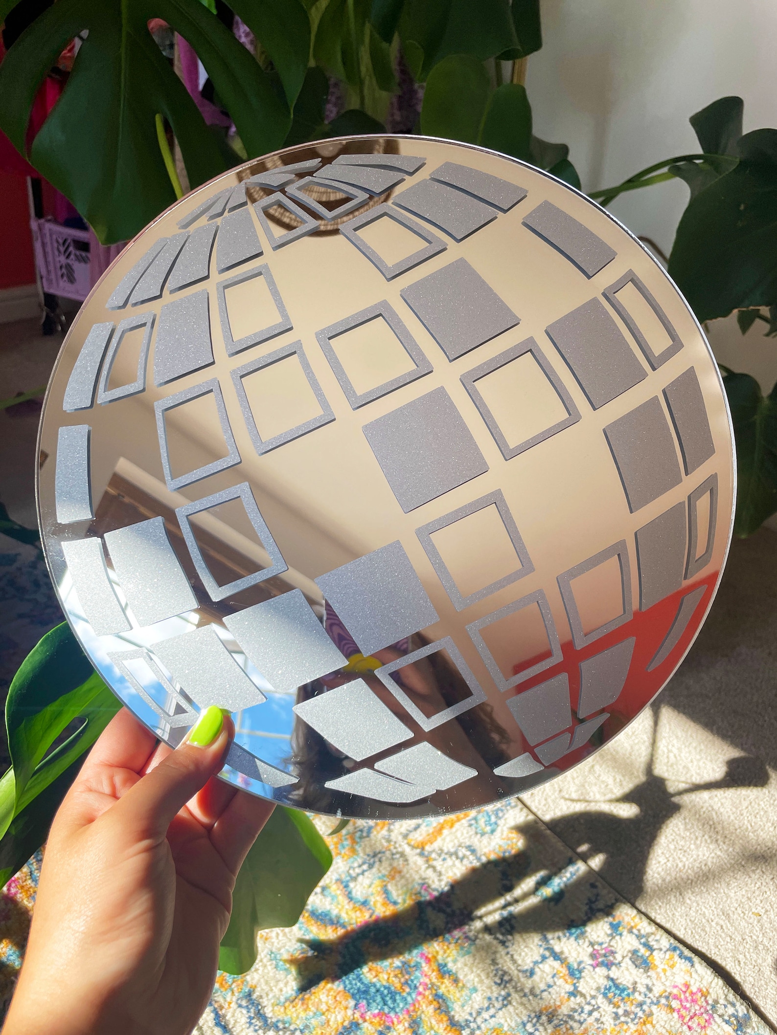 Disco Mirror Ball Mirror LOTS OF COLOURS - Etsy