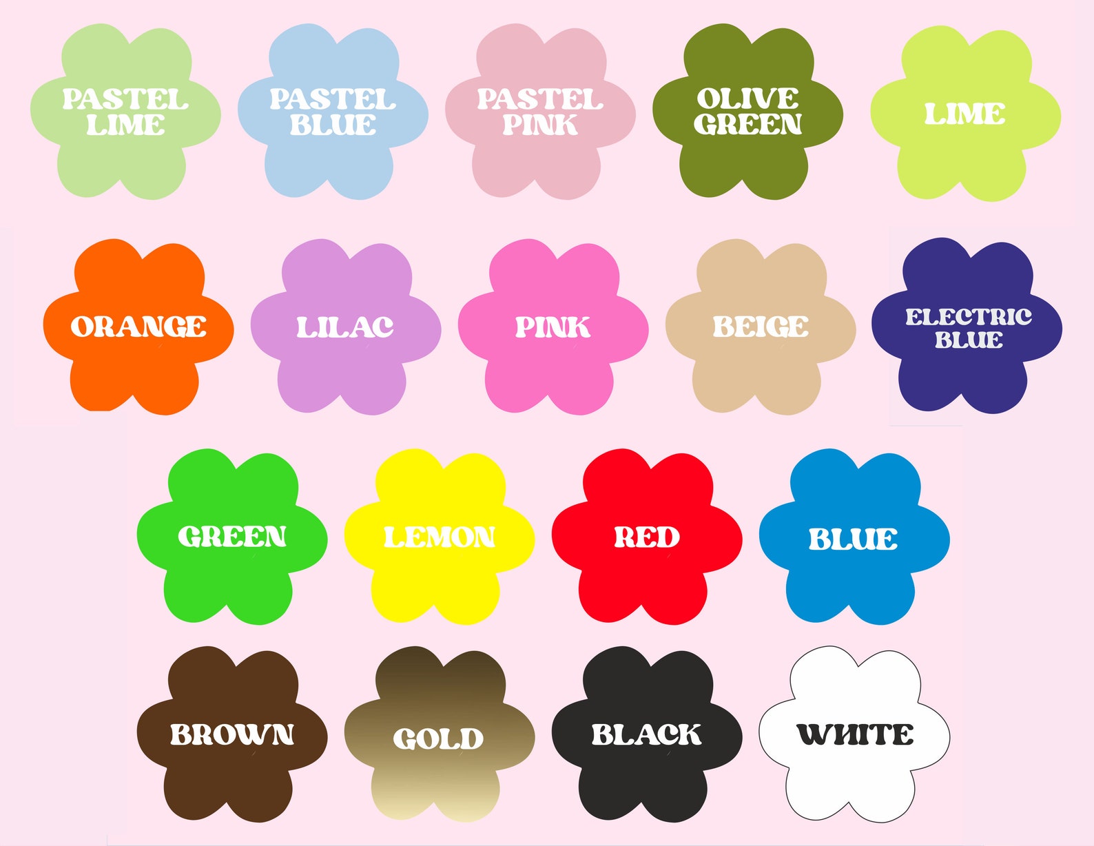 Baby Pink Blob House Number Sign Customise Number Colour - Etsy