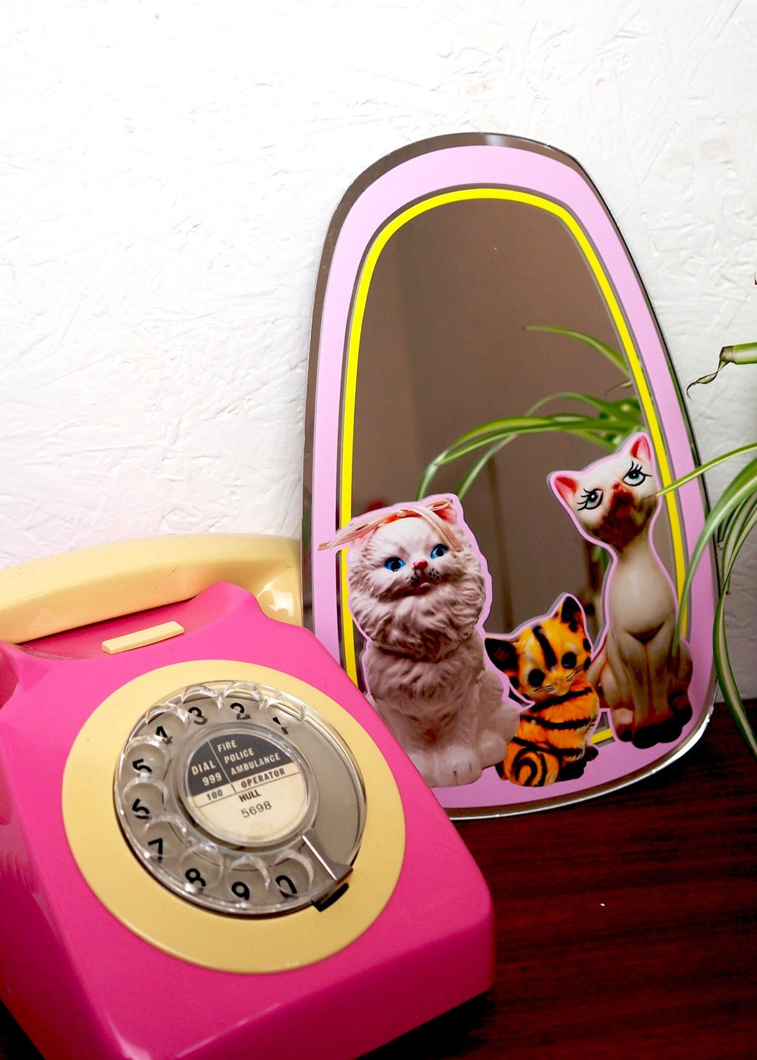 Kitsch Cats Mirror - Etsy