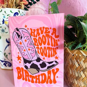 Rootin' Tootin' Cowboy Birthday Greeting Card - Etsy