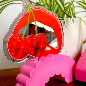 Cherry Lips Mirror - Etsy