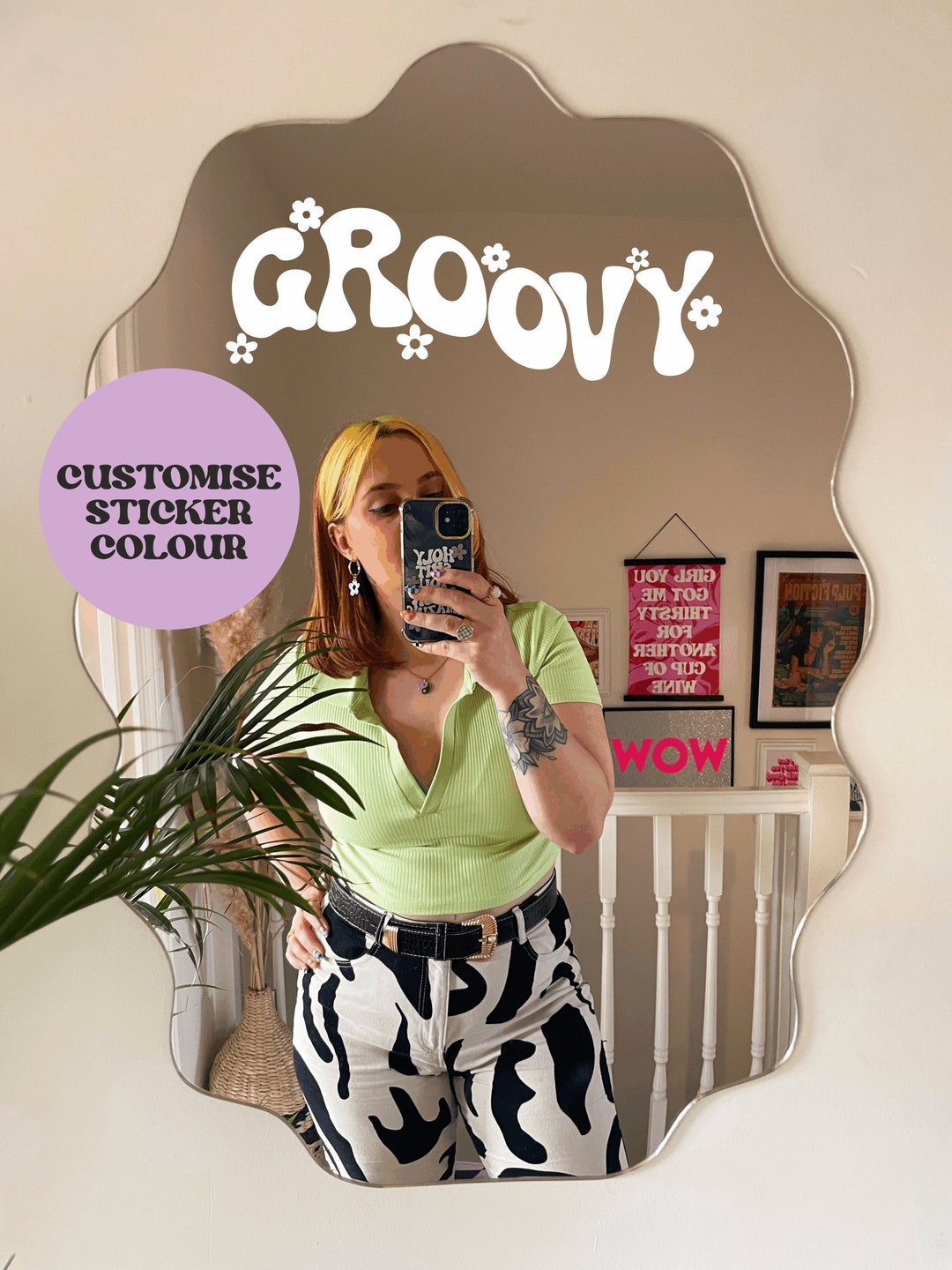 Groovy - Vinyl Sticker - Lots of Colours - Etsy