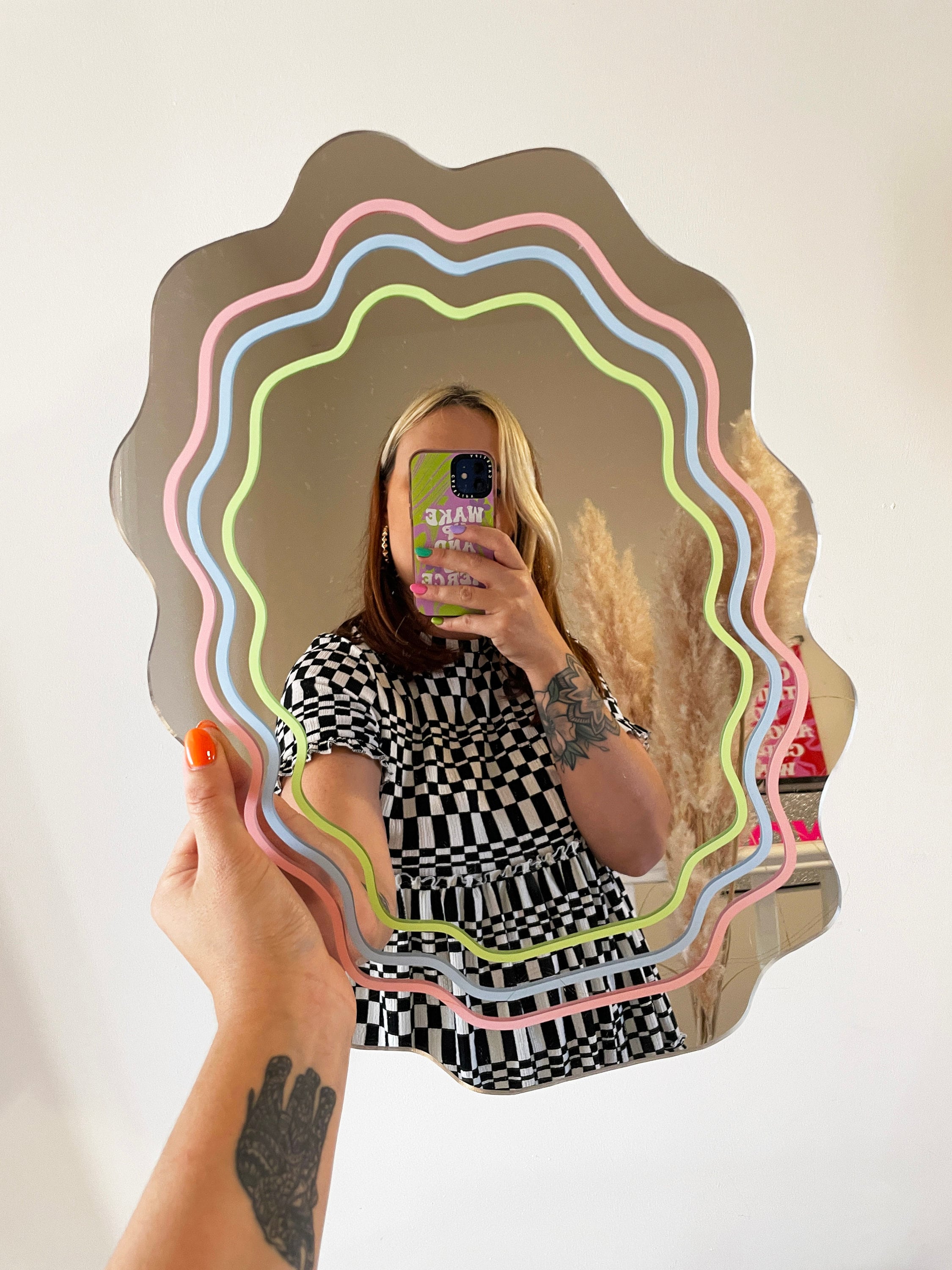 Pastel Wavy Mirror - Etsy