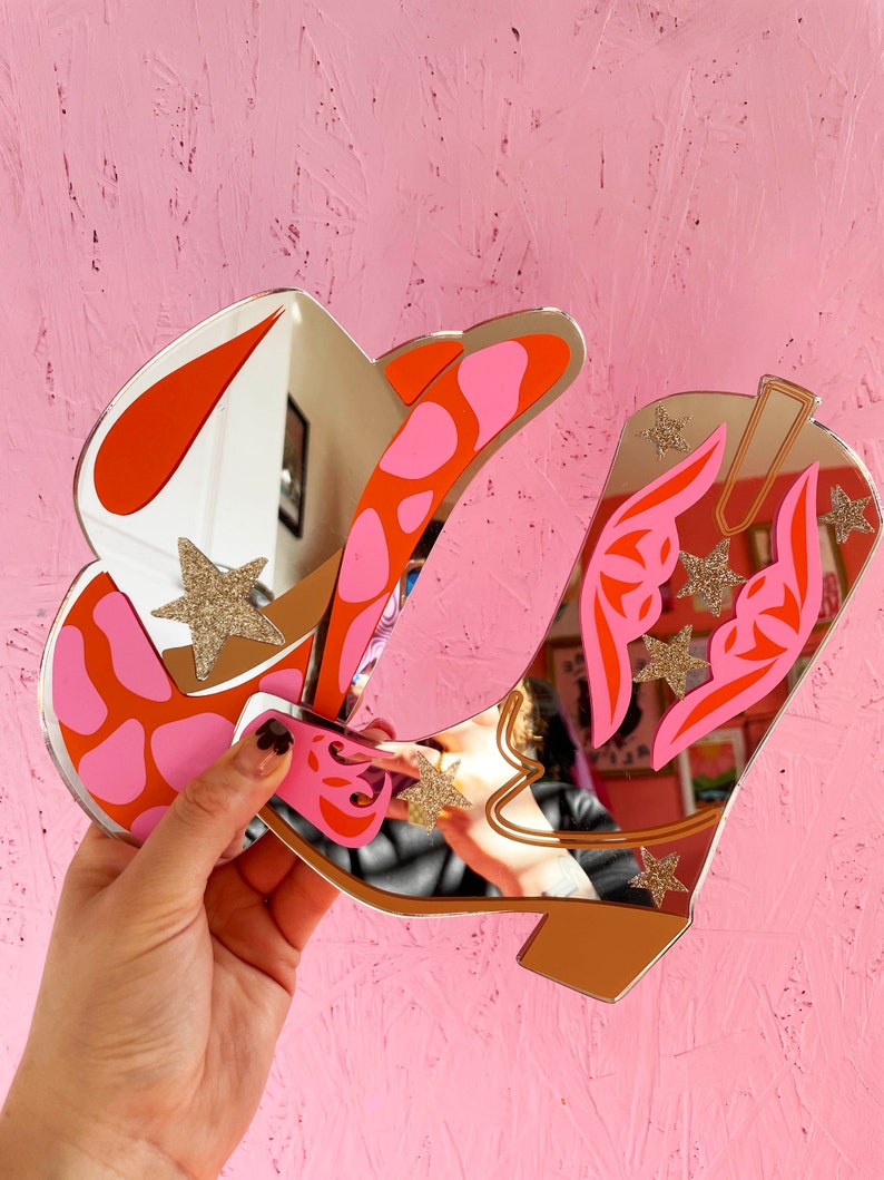 Cowgirl Mini Mirror Set - Etsy