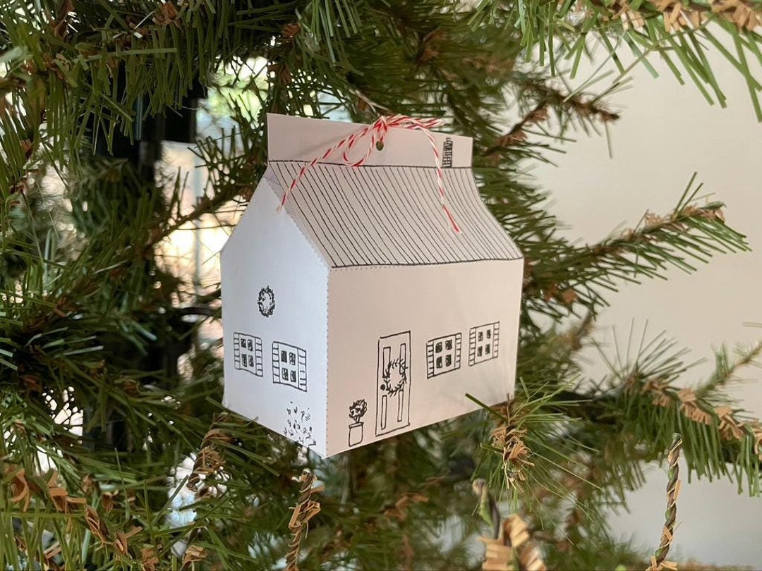 Printable Christmas Gift Boxes, DIY Christmas Favor Box, Paper Holiday ...