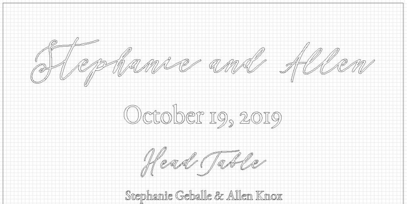 RESERVED for Events Etc. Stephanie & Allen's Wedding : | Etsy