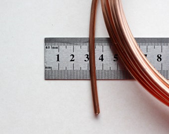 Twisted Half Round Copper Wire 100% Guarantee YOU Pick Gauge - Etsy