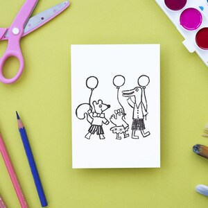 12 Sheets of Maisy Coloring Pages - Maisy Coloring Pages - Maisy ...