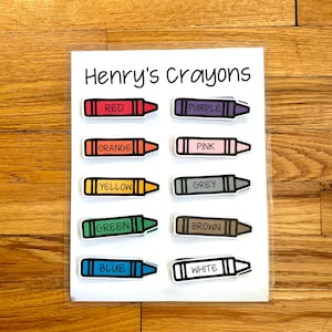 Crayon Color Matching Activity Digital Download - STEAM Learning ...